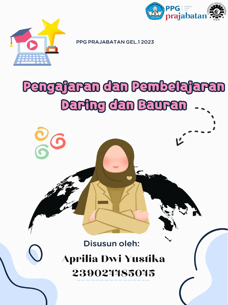 Aprilia Dwi Yustika - RPP Daring Dan Bauran | PDF