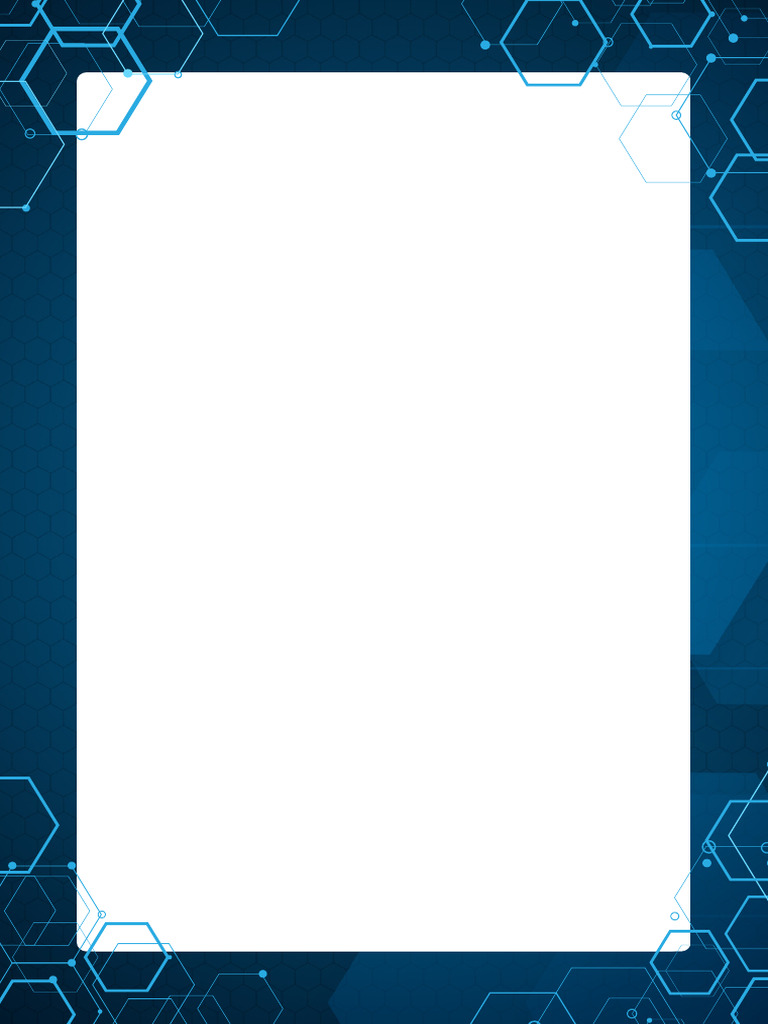 Blue & White Professional Page Border2 | PDF