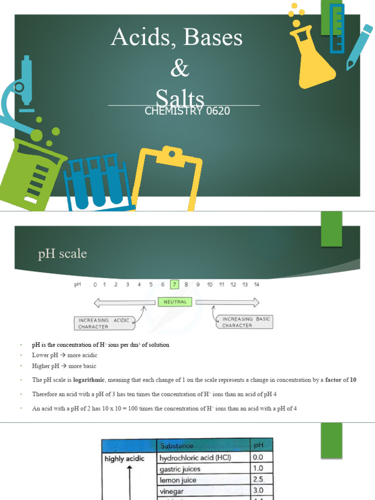 Acids, Bases | PDF | Ph | Acid