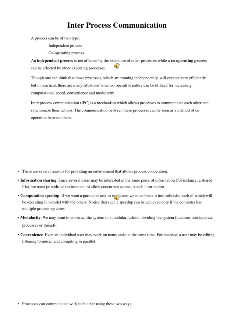 Ipc Notes Pdf Network Socket Port Computer Networking 