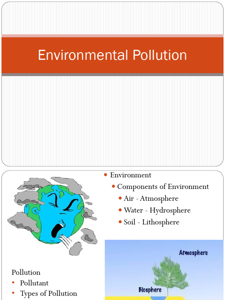 Environmental Pollution | PDF | Atmosphere Of Earth | Radioactive Waste