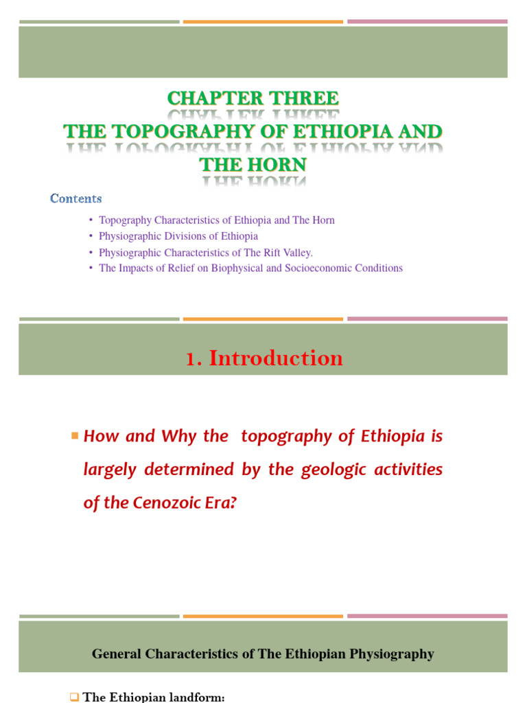 Geo - Ethiopia and The Horn - Ch3 | PDF | Physical Geography | Earth ...