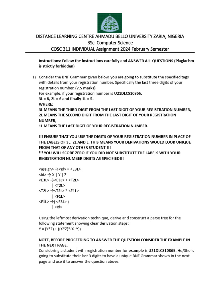 Cosc311 Individual Assignment | Download Free PDF | Pointer (Computer Programming) | Computer ...