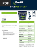 Technical Data Sheet - BOSTIK Rugby Original | PDF | Adhesive | Materials