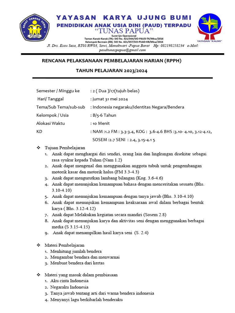 RPP 2024 | PDF | Kesehatan Holistik