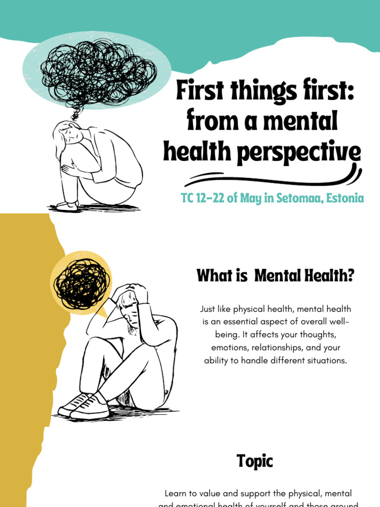 TC First Things First | PDF | Mental Health | Mental Disorder