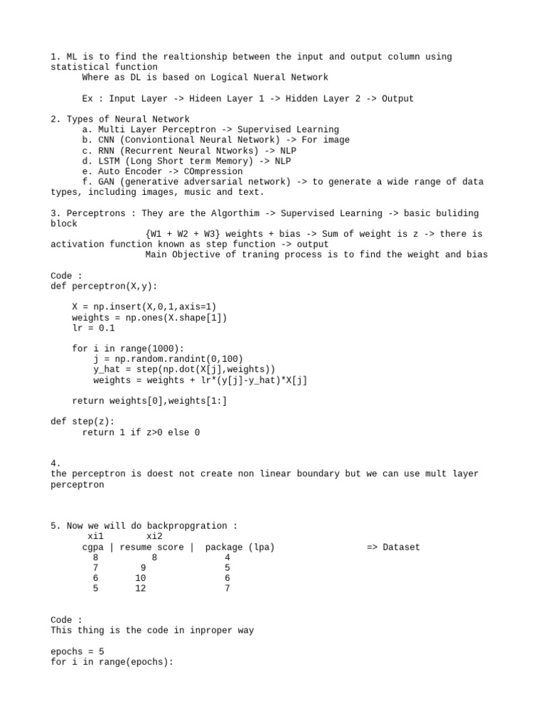 100 Days of DEep Learning | Download Free PDF | Artificial Neural Network | Computational ...