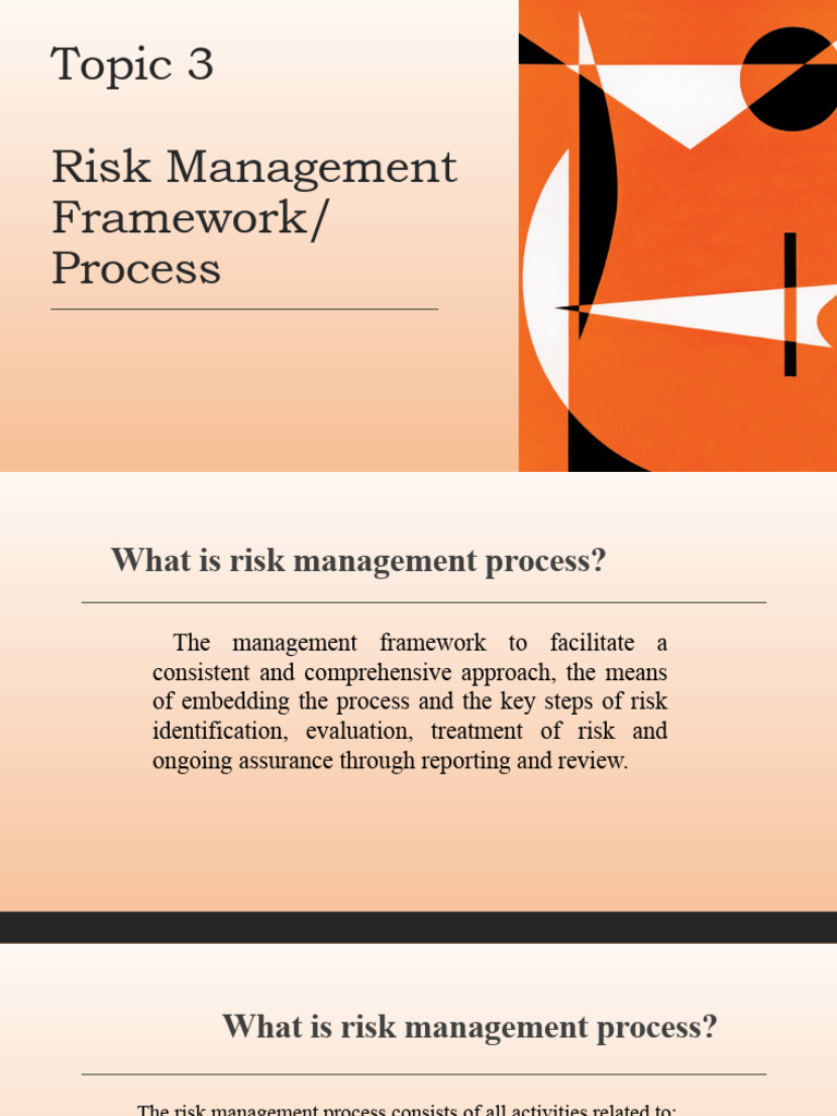 Chapter 3 RM Process - Slide Presentation | PDF | Risk Management | Risk