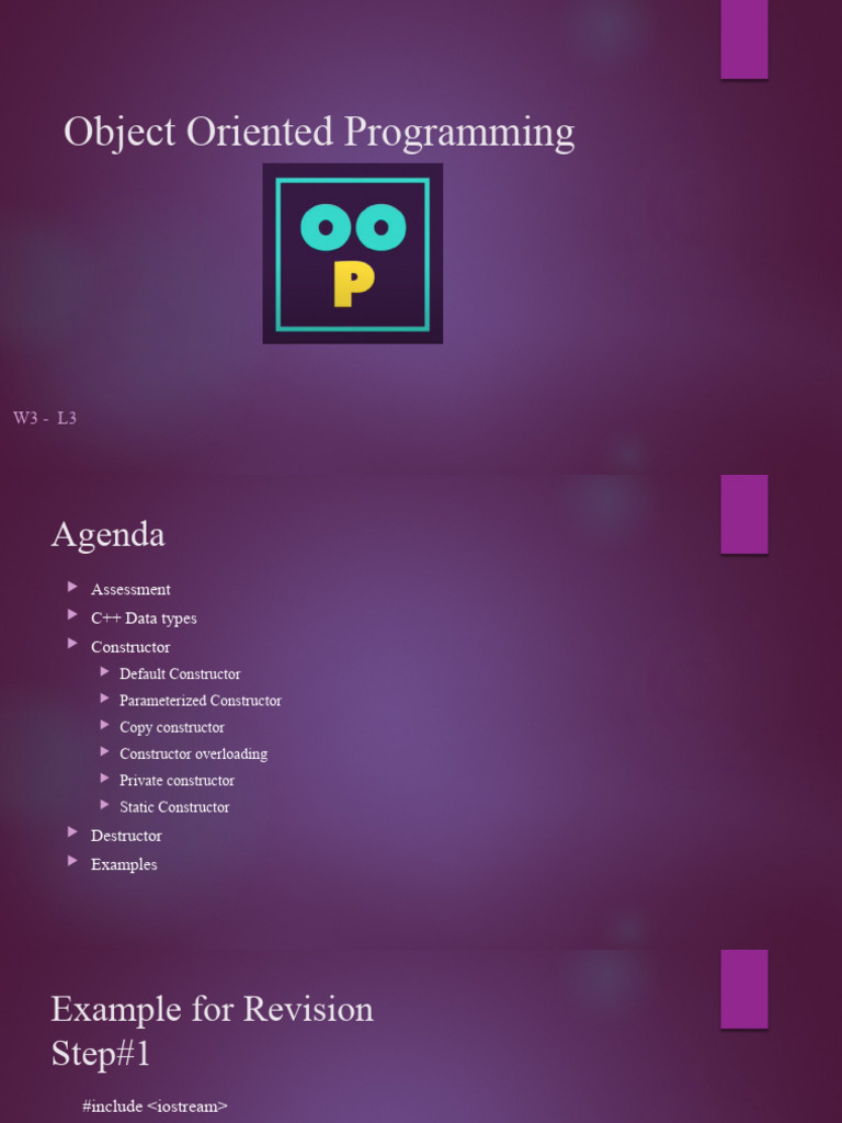 Object Oriented Programming | Download Free PDF | Constructor (Object Oriented Programming ...