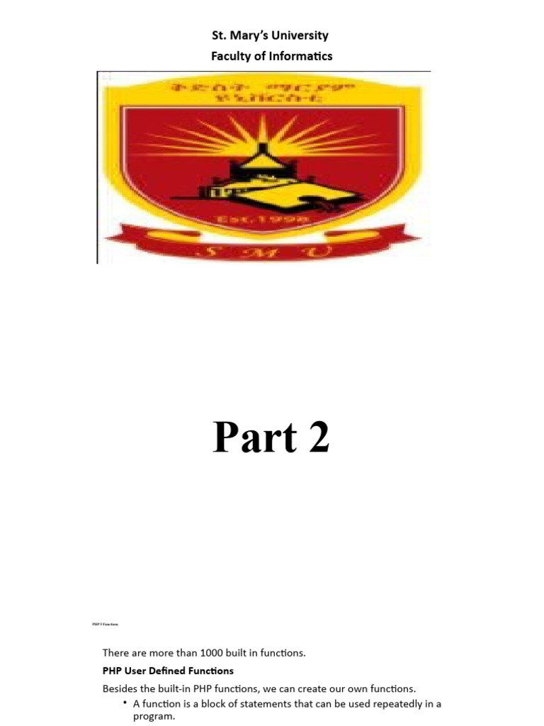 IP - Chapter Two P2 | PDF | Php | Html