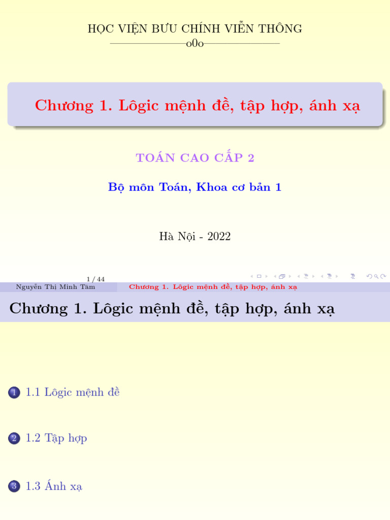 TCC2 Chuong 1 | PDF