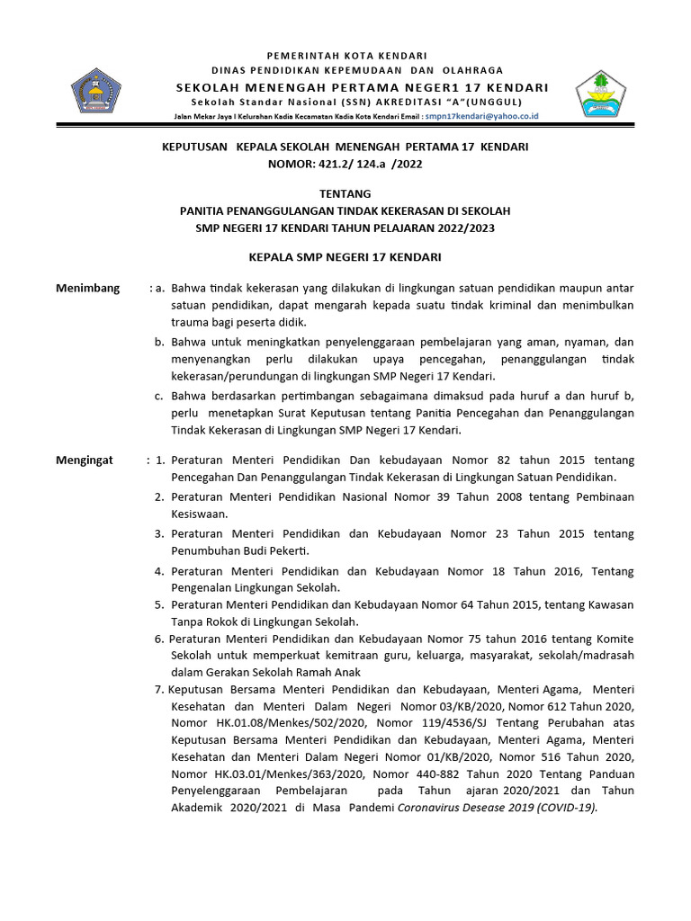 2.HERIANI SK Sekolah Aman 2022-2023 | PDF