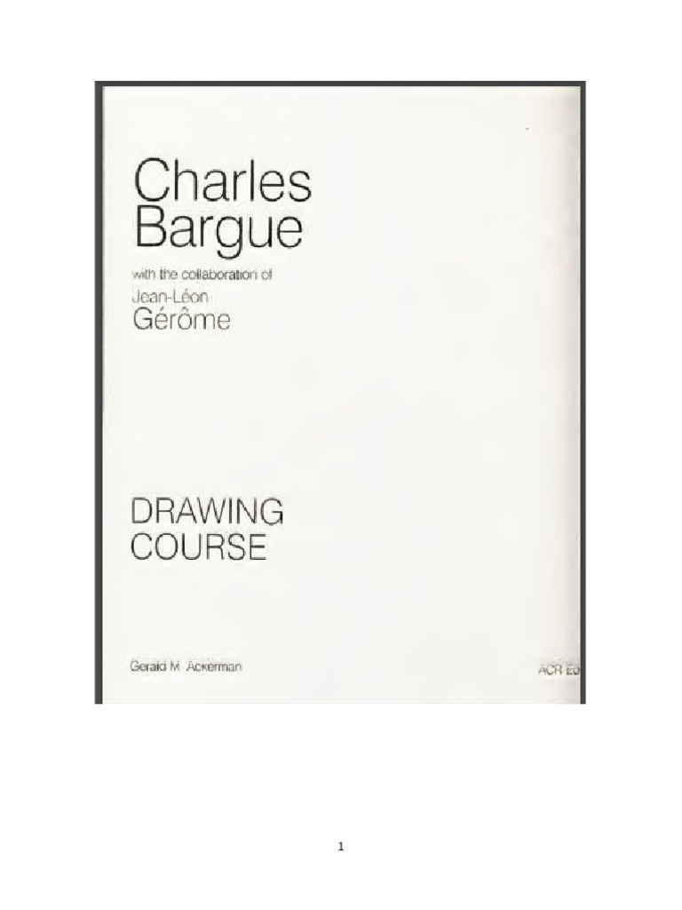 Charles Bargue Drawing Course en Español Plate 2 | PDF | Rafael | Escultura