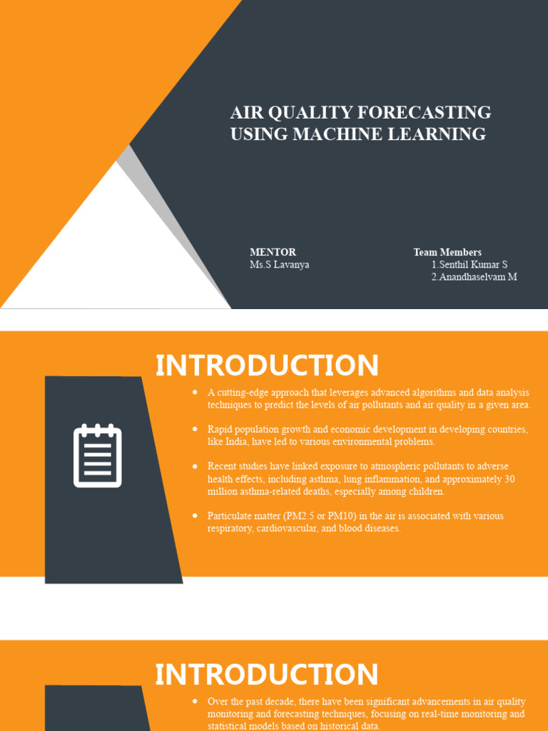 Air Quality Forecasting Using Machine Learning | PDF | Machine Learning | Air Pollution