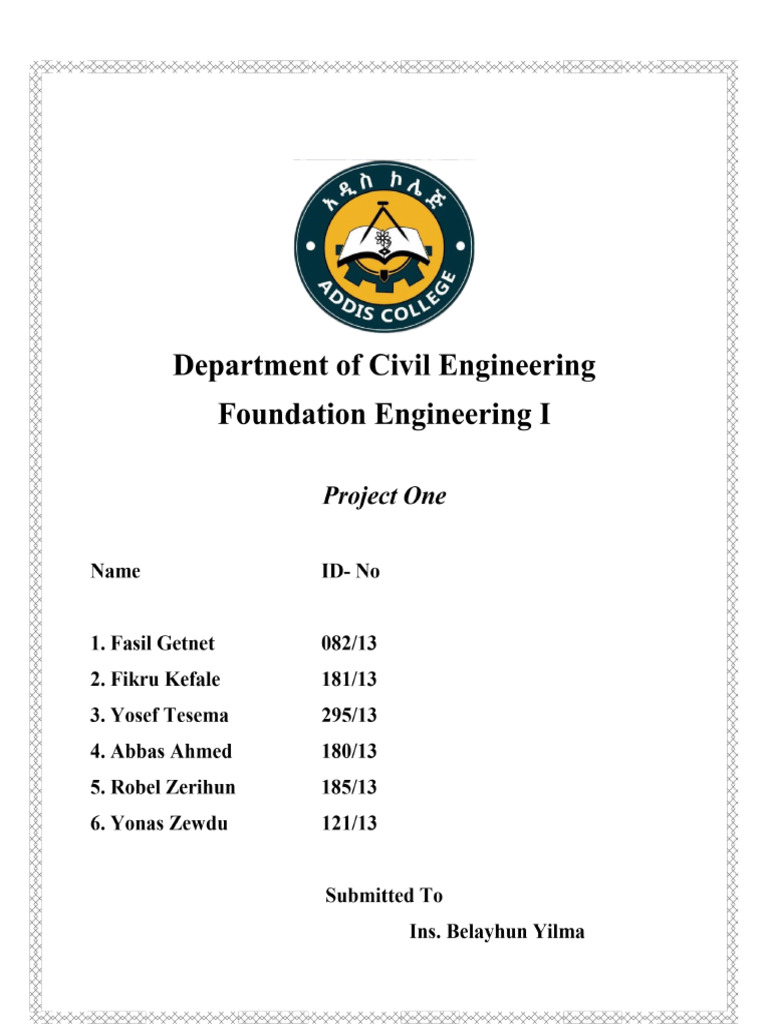 Foundation | Download Free PDF | Geotechnical Engineering | Foundation ...