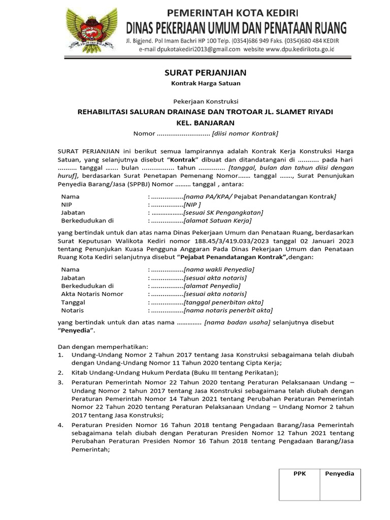 Draf SP Rehab Sal Slamet Riyadi | PDF