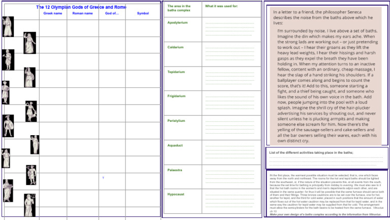 Year 8 Classics Knowledge Organiser | PDF | Ancient Europe | Ancient Rome