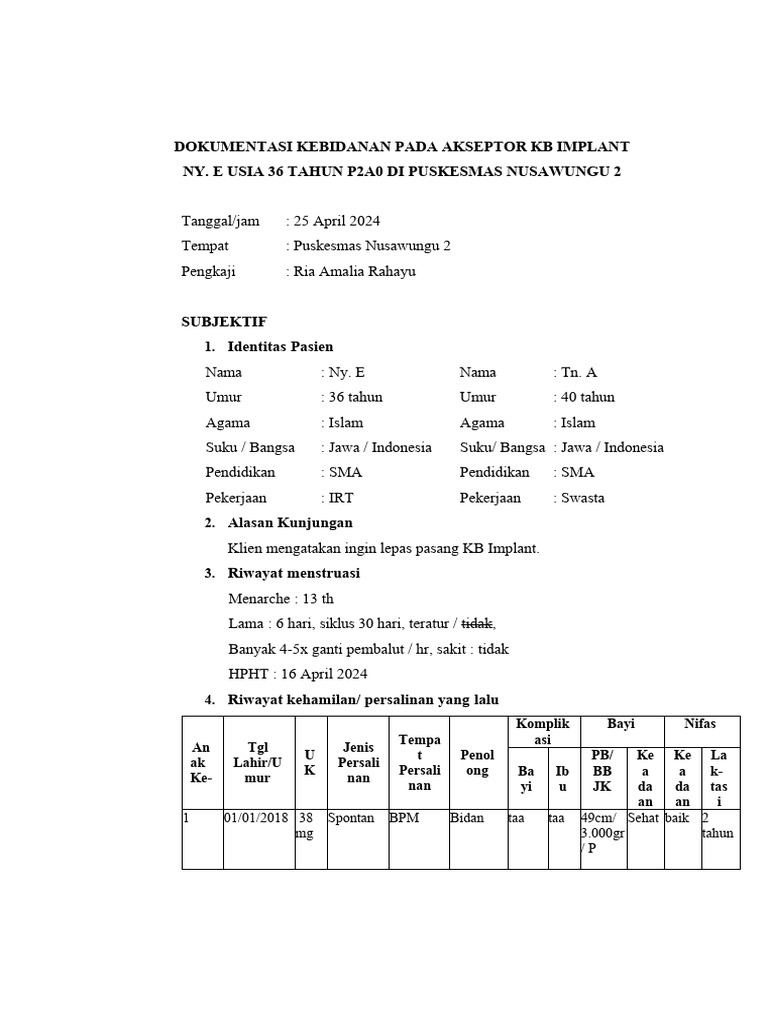 Askeb KB Fisiologis | PDF | Gaya Hidup