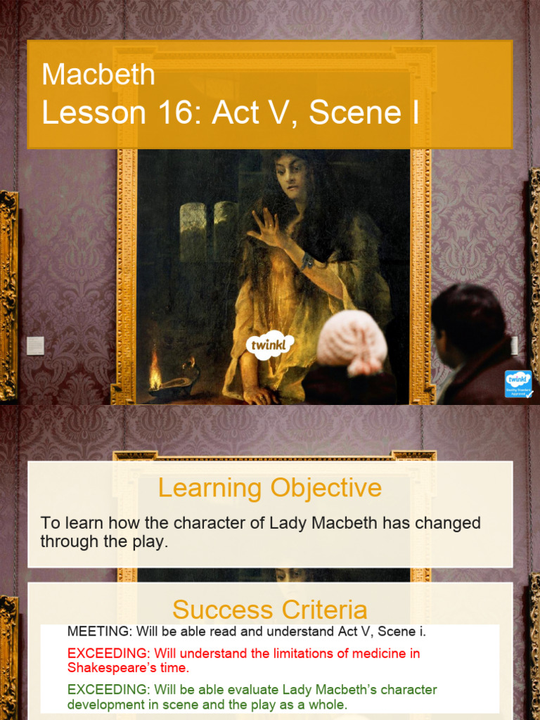 Lady Macbeth's Transformation in Act V | PDF | Macbeth