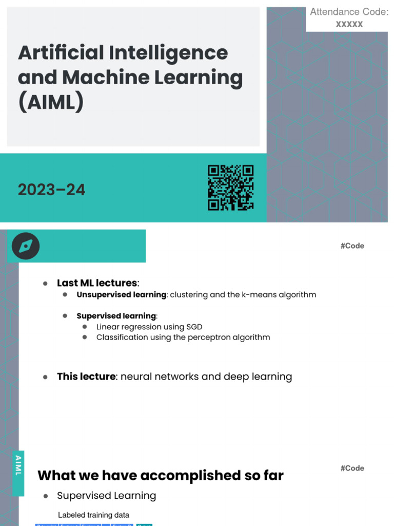 Lecture2 Slides 1 | PDF | Artificial Neural Network | Deep Learning Lecture2 Slides 1 | PDF | Artificial Neural Network | Deep Learning