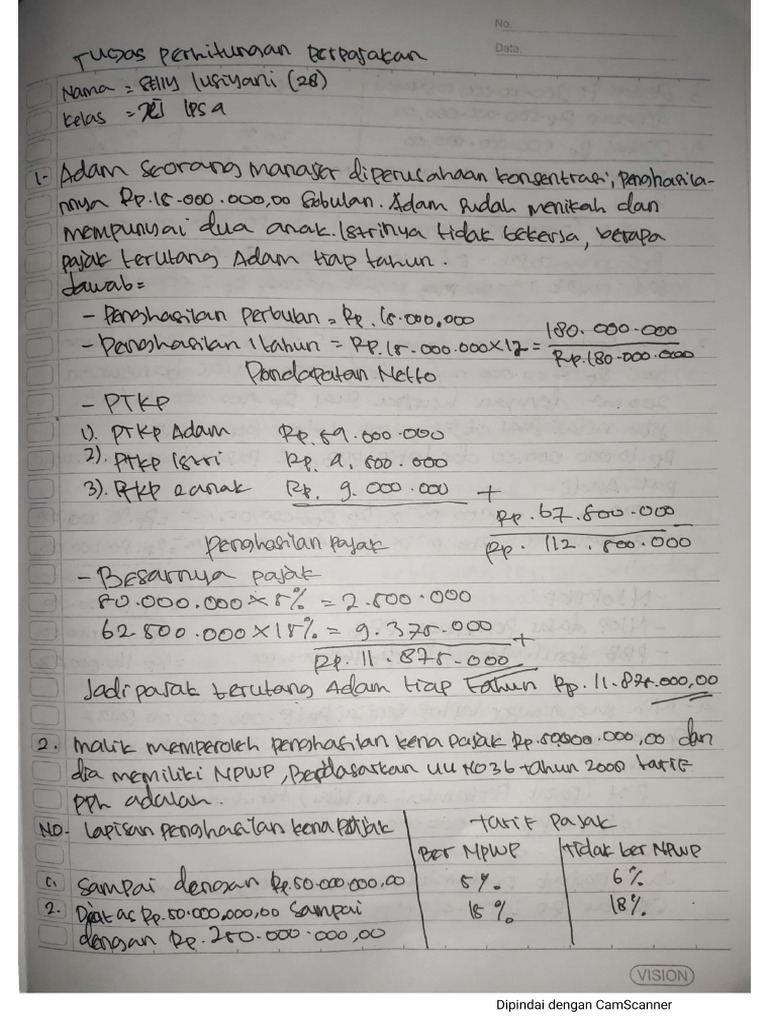 Tugas Perpajakan | PDF