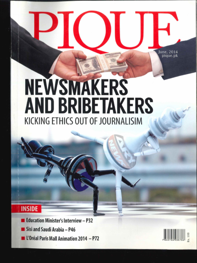 Cover Story - The Ugly Business of The Fourth Estate - Pique Magazine ...