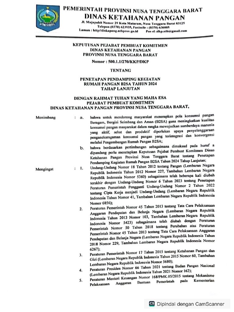 SK Pendamping Kebon Ayu | PDF