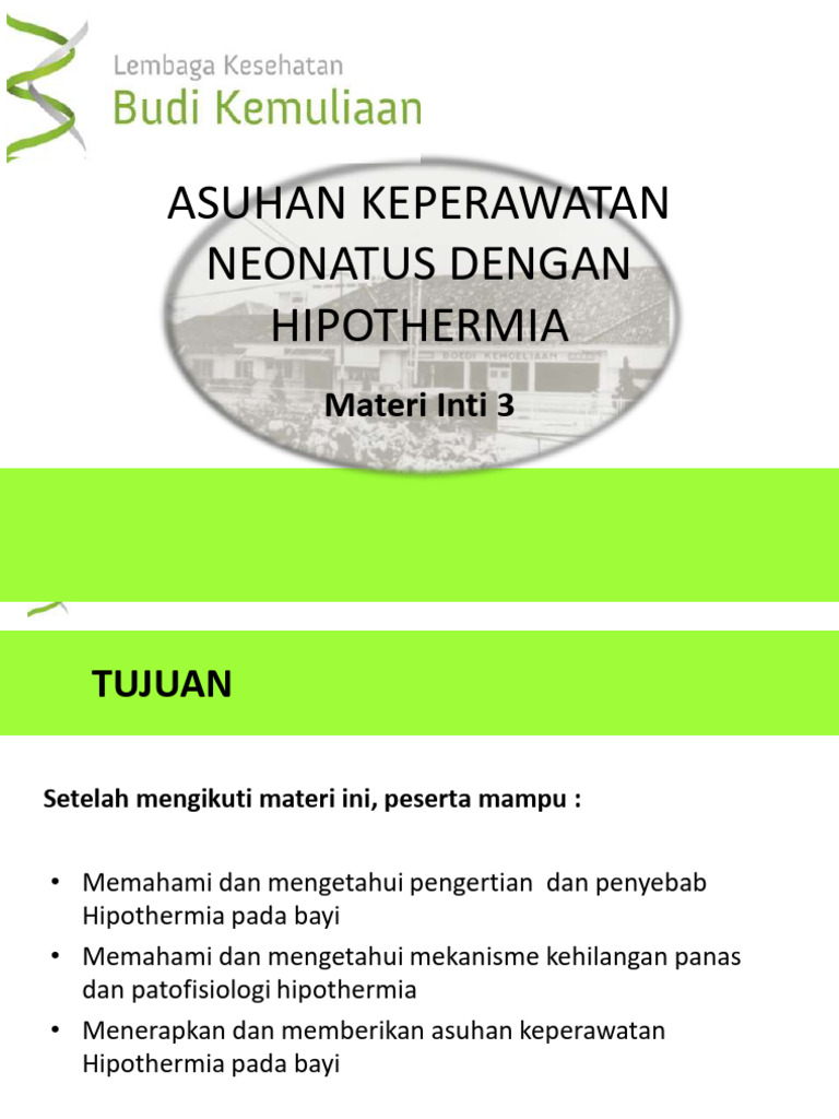 Askep Hipotermia Pelatihan Pendamping Nicu | PDF | Kesehatan Holistik