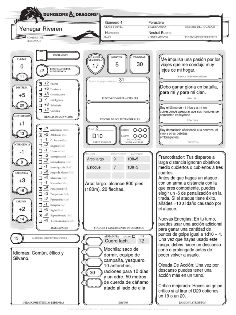 Yenegar Riveren (Guerrero NVL 4) | PDF