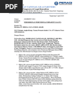 Format Surat Pelaporan PHK Ke Disnaker | PDF | Pengelolaan Keuangan & Uang