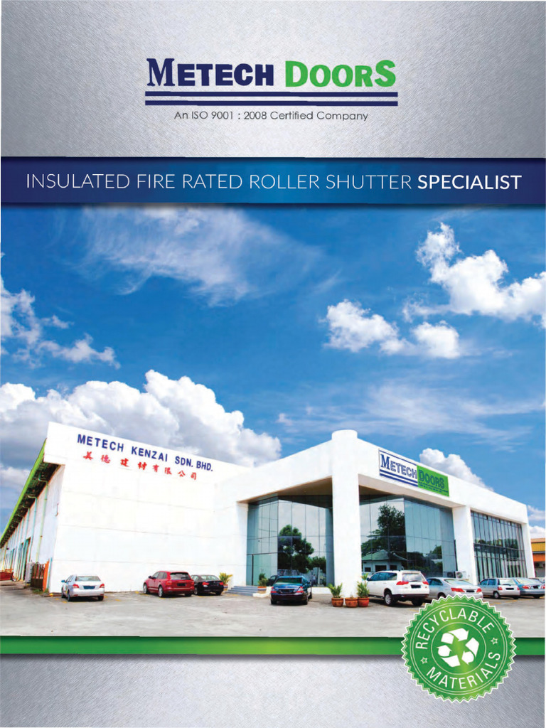 Insulated Shutter Catalogue | PDF