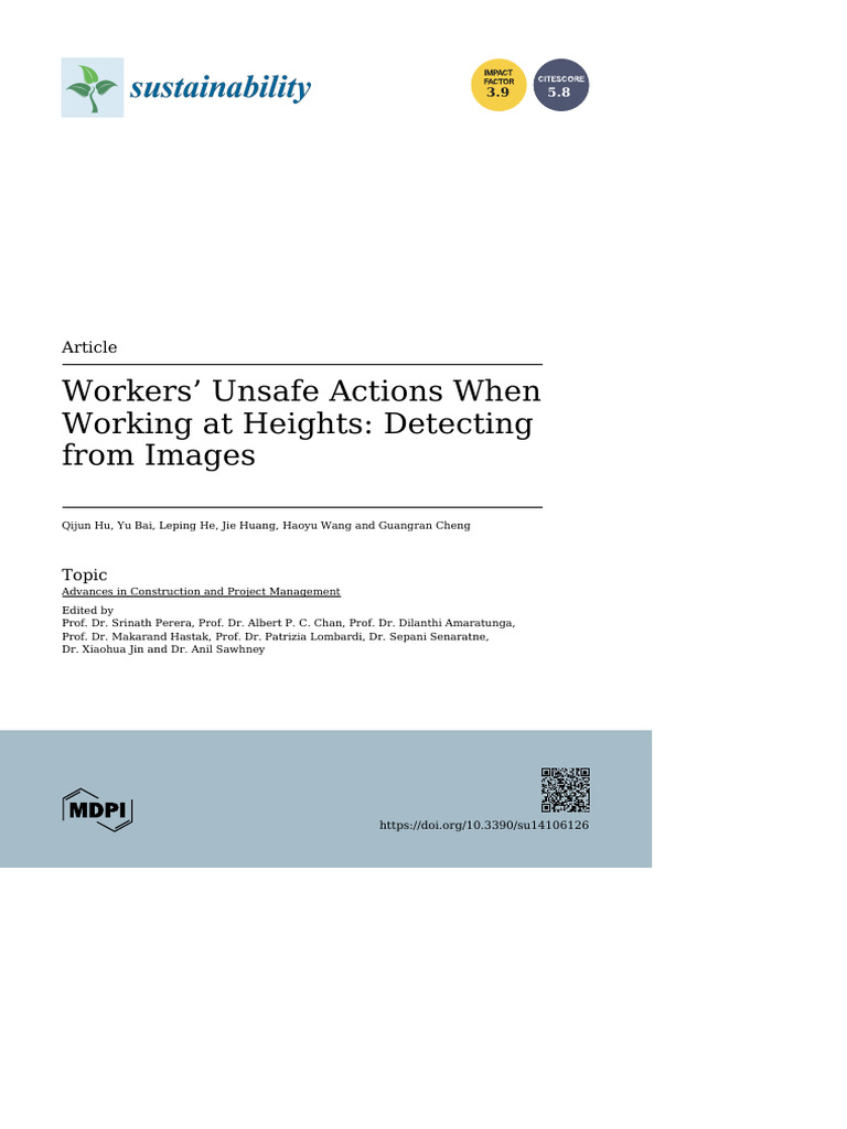 Sustainability 14 06126 With Cover | PDF | Deep Learning | Visual Cortex