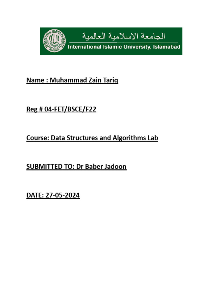 DSA Lab 01 | Download Free PDF | String (Computer Science) | Programming Paradigms