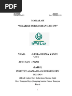 MAKALAH Sejarah Perkembangan IPS Di Indonesia | PDF