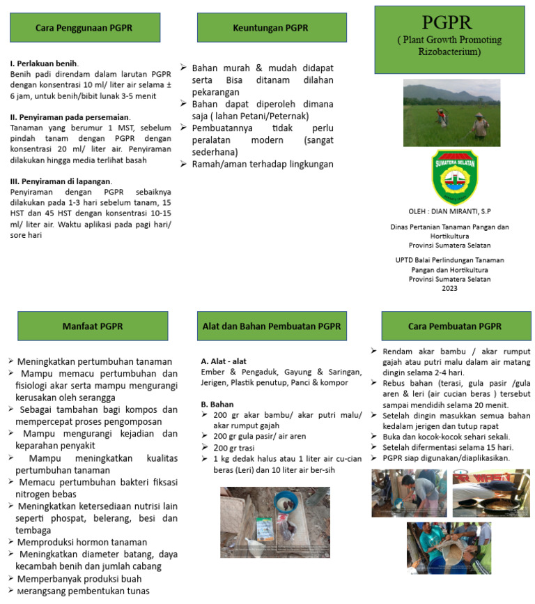 Leaflet PGPR | PDF