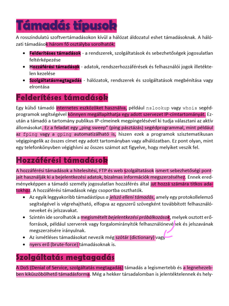 Tamadas Tipusok | PDF