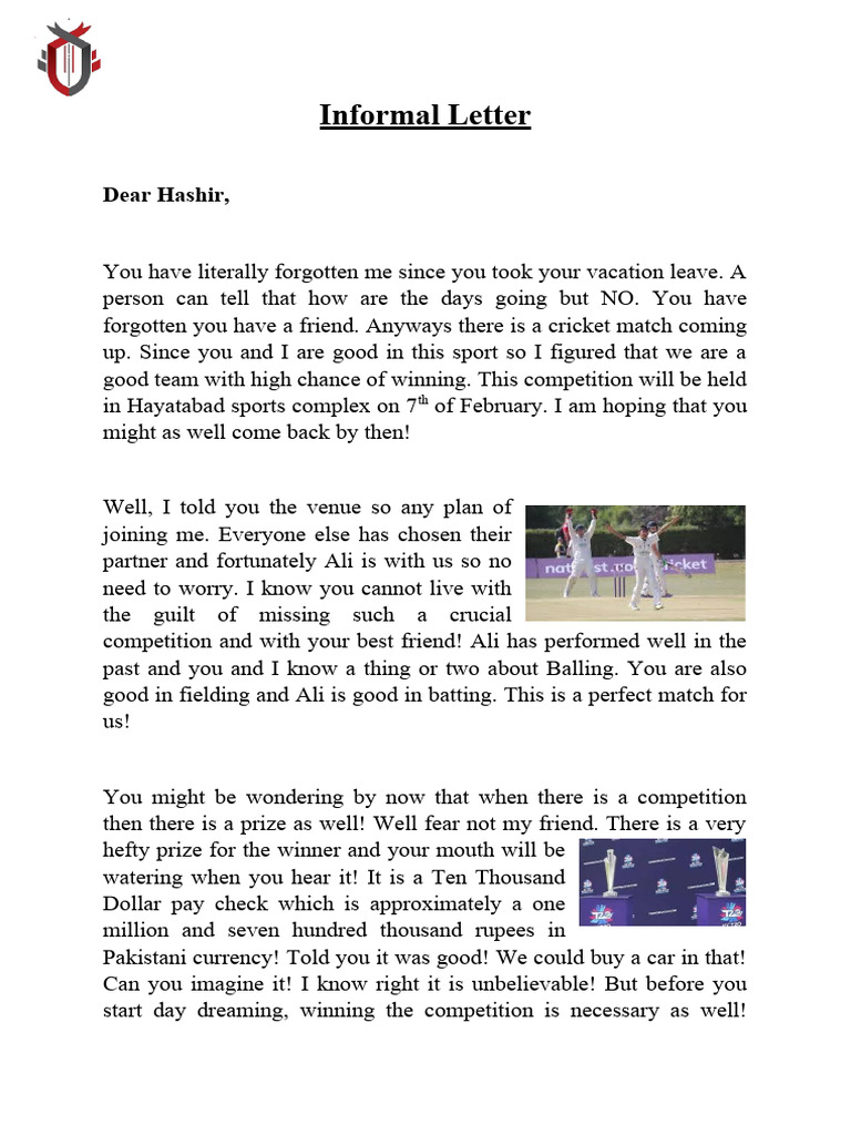Exciting Cricket Match Invitation | PDF