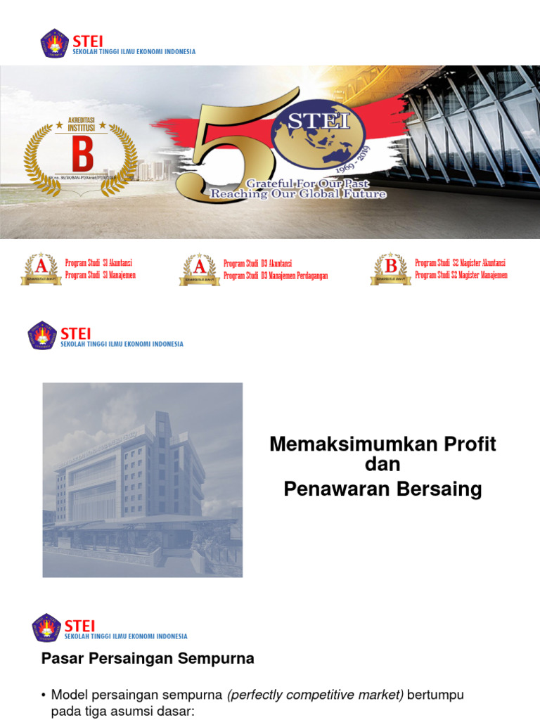 TM10 Memaksimumkan Profit Dan Penawaran Bersaing | PDF