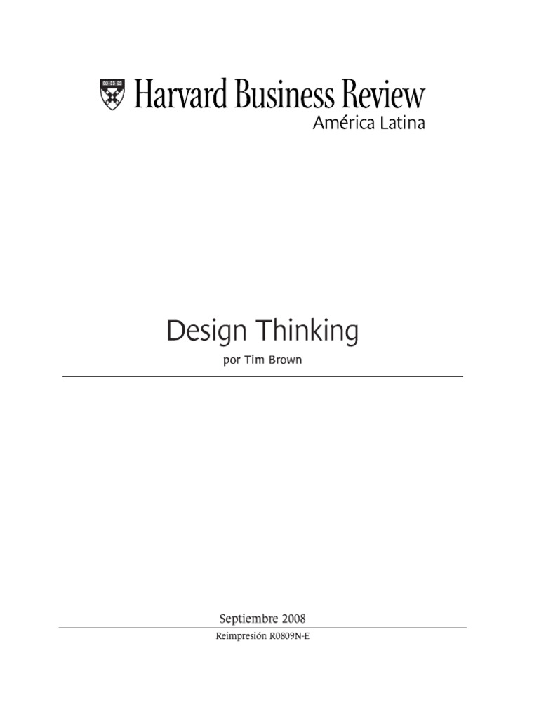 Brown Design Thinking | PDF