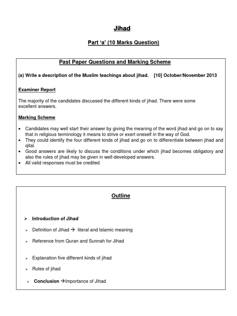PPQS - Jihad | PDF | Jihad | Muhammad