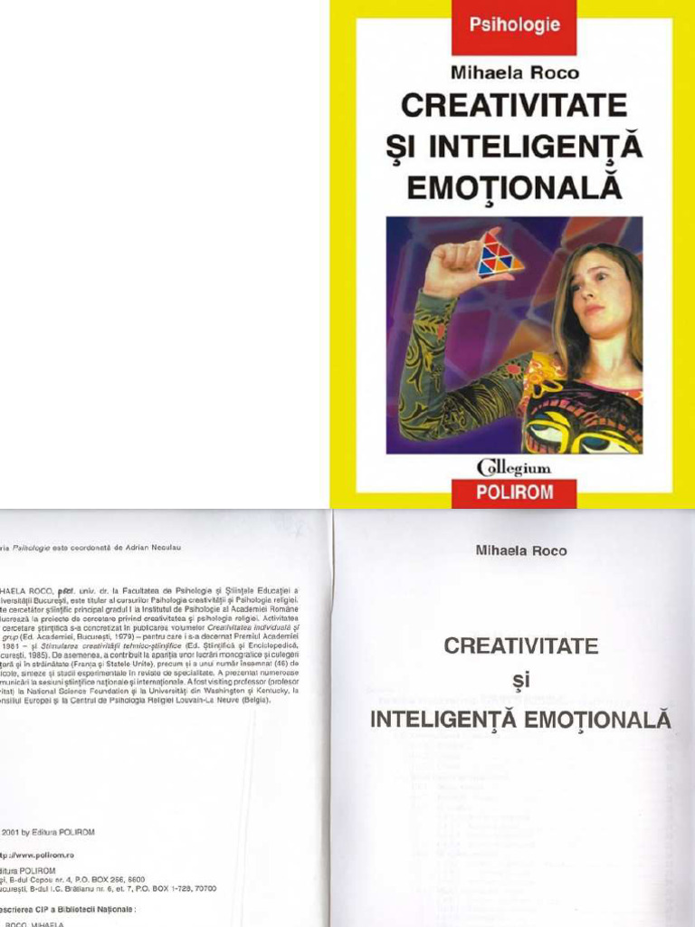 Mihaela Roco Creativitate Si I | PDF