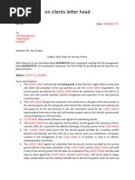 Letter For Refund of EMD | PDF | Business Law | Government