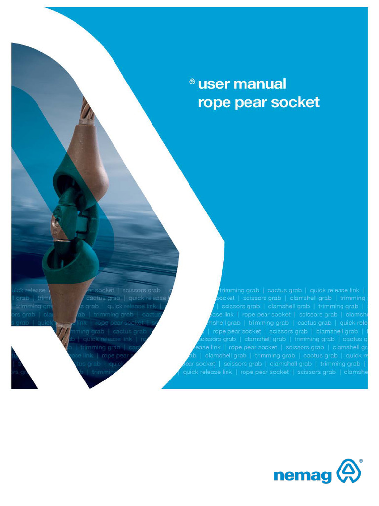 Rope Pear Socket User Manual Download Free Pdf Wire Rope