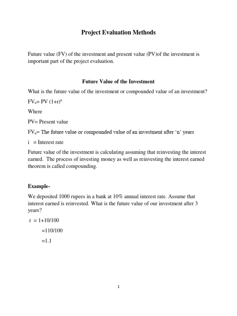 Econ 53065 Lecture 3 | PDF | Net Present Value | Present Value
