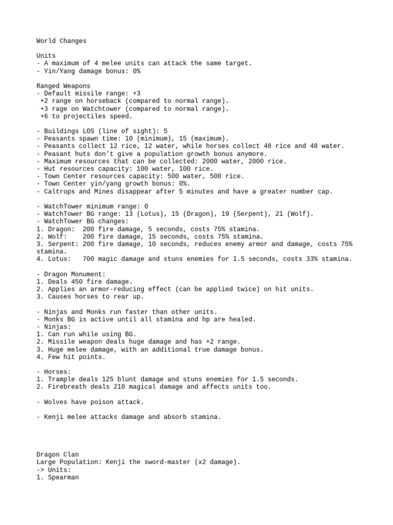 Main Changes Pdf