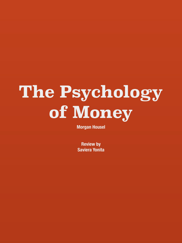 The Psychology of Money | PDF
