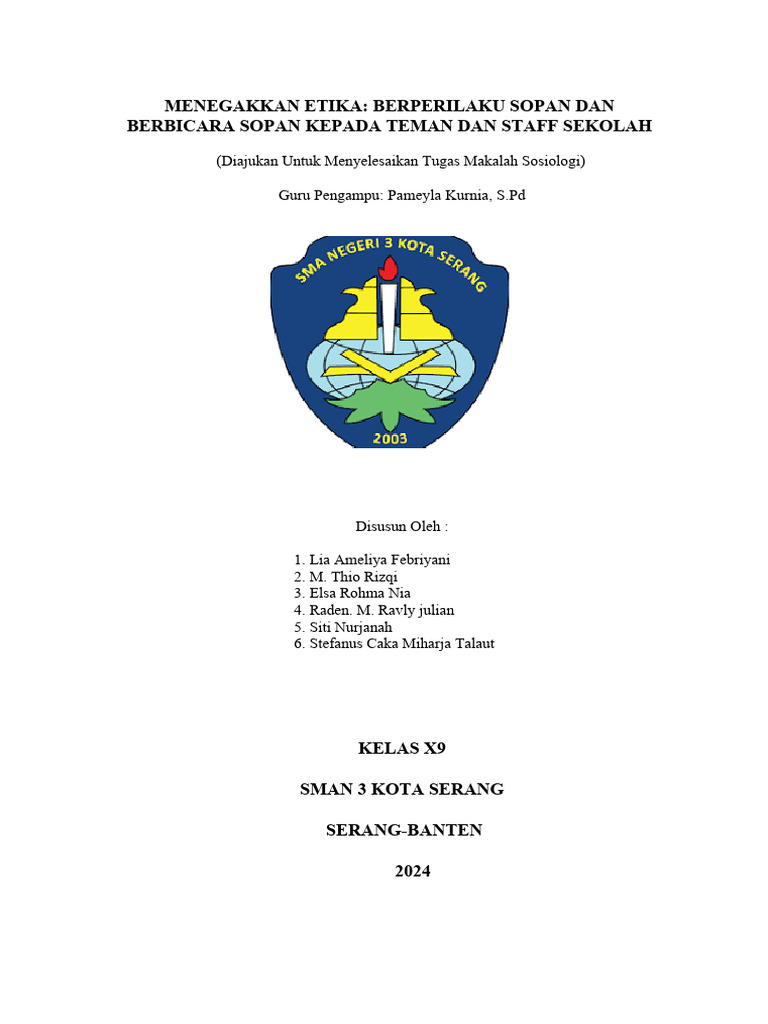 Tugas Makalah Amel | PDF | Karier & Perkembangan