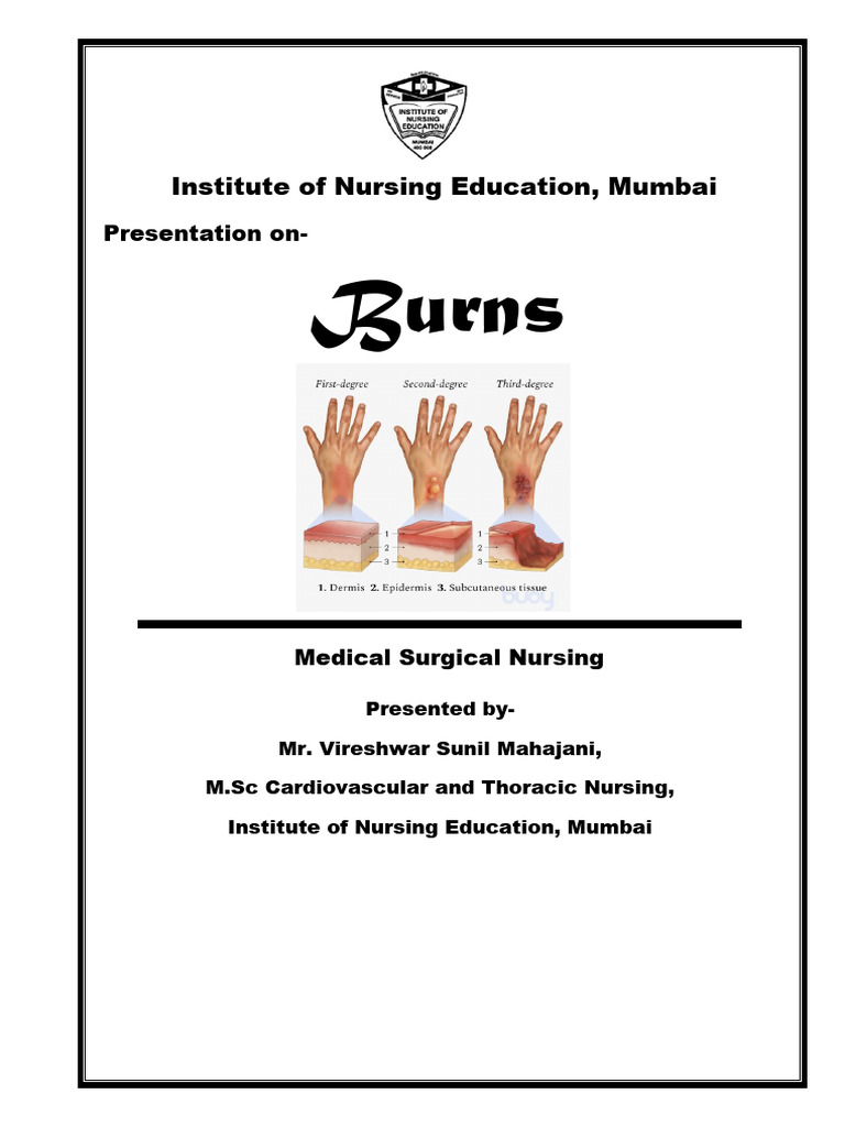 Burn | PDF | Burn | Respiratory Tract