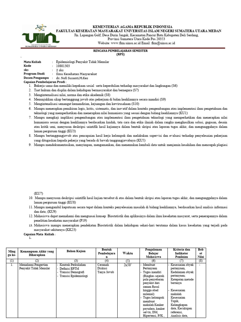 Rps Eptm Genap 2023-2024 | PDF