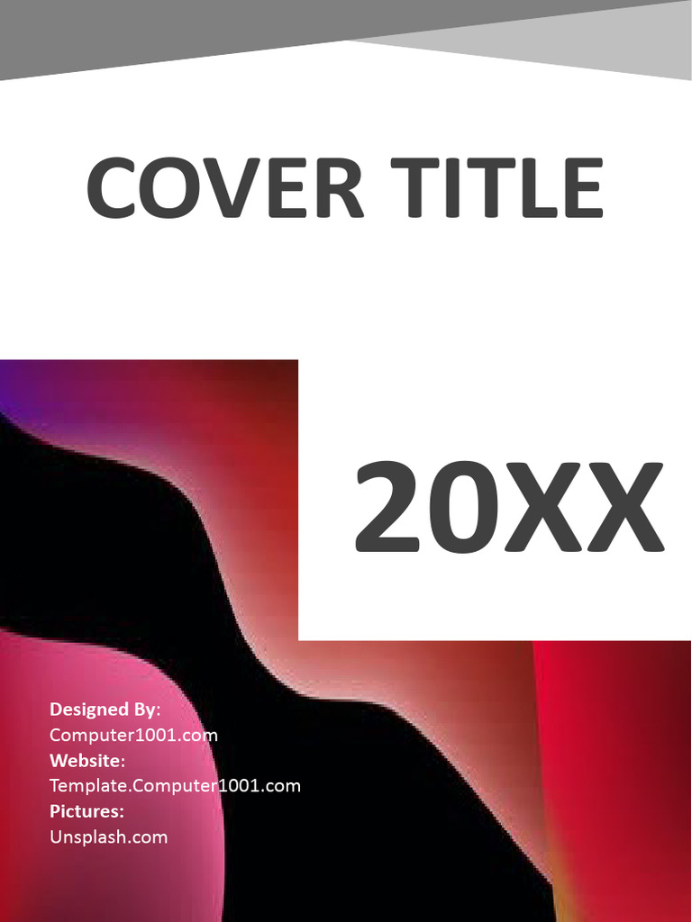 Abstract 6 Background Template Cover Word | PDF
